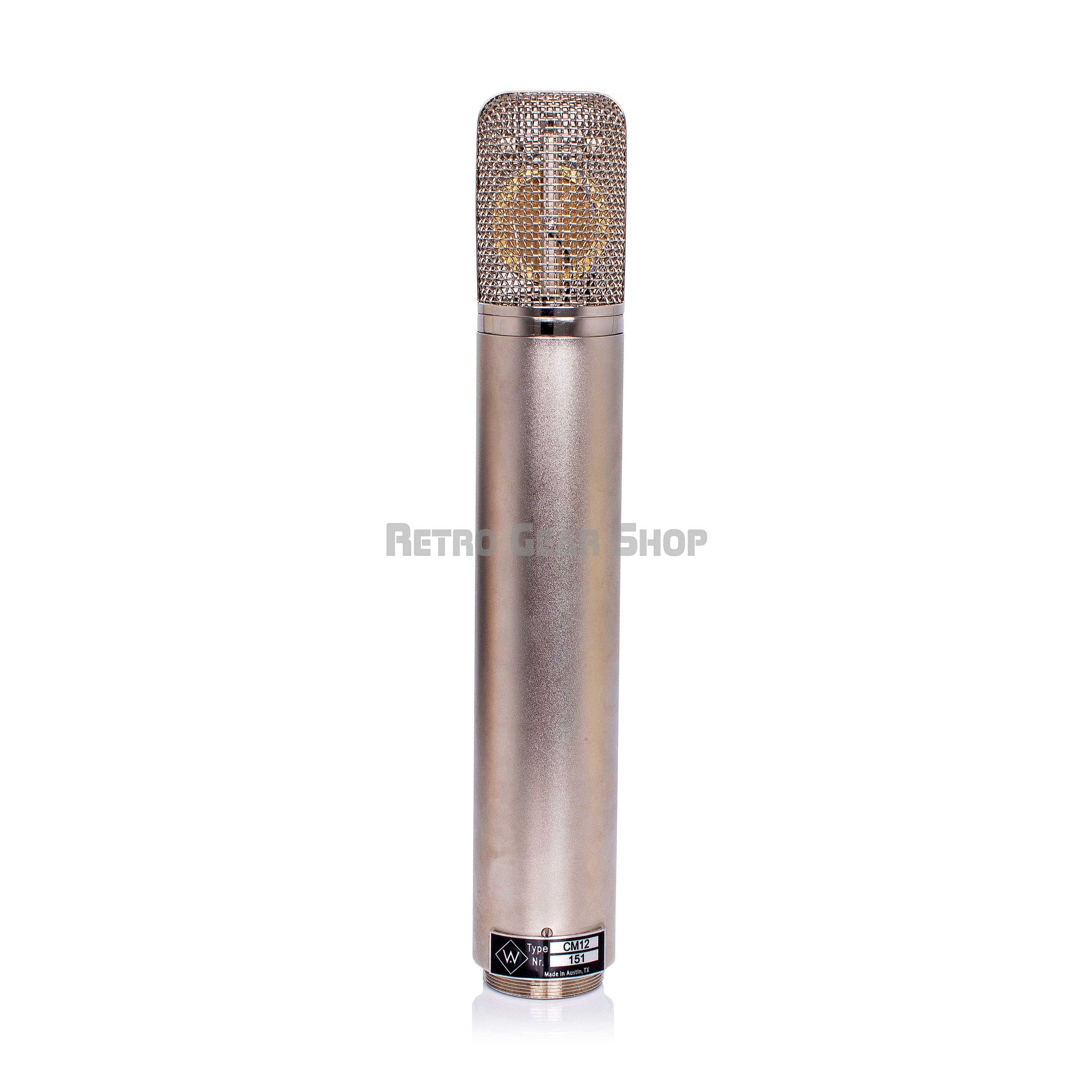 Wunder Audio CM12S Suprema Multi Pattern Tube Microphone – Retro Gear Shop