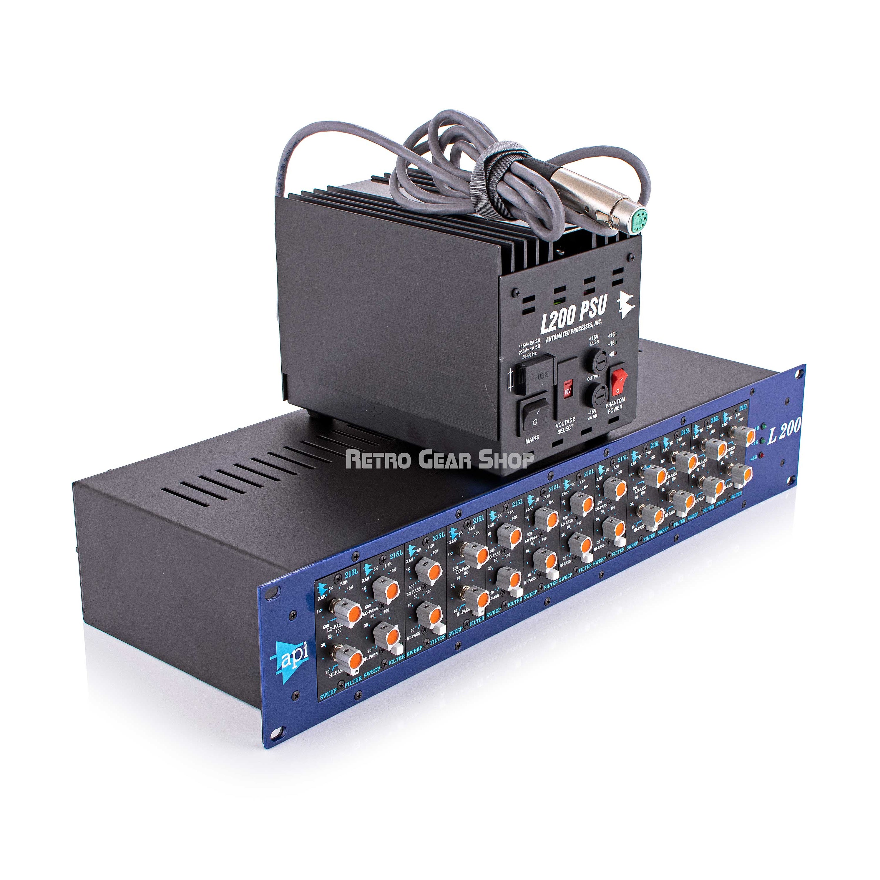 API Audio 215L Discrete Passive HP LP Sweep Filter 200 Series L200 PSU– Retro Gear Shop