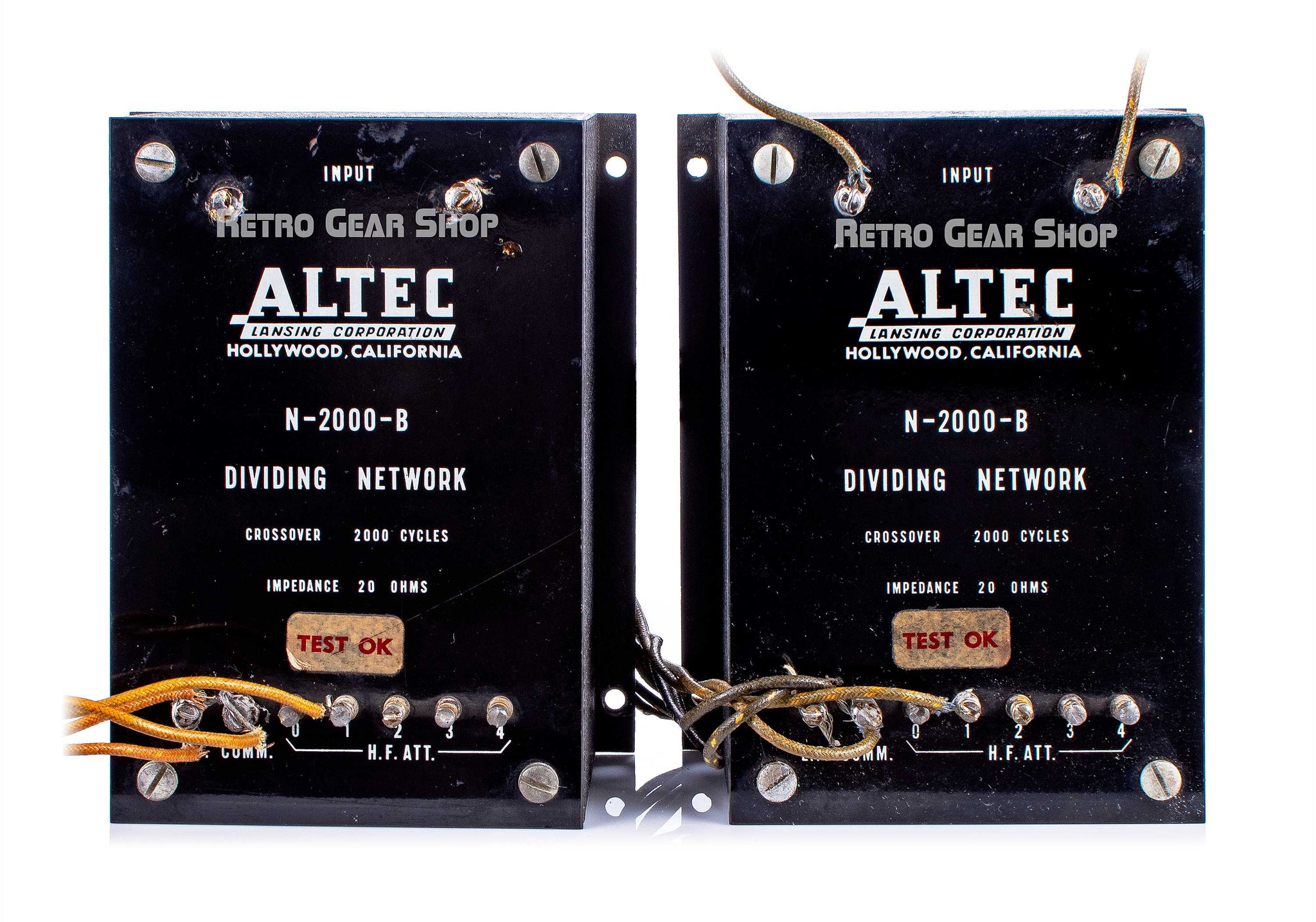 Altec Lansing N-2000-B Dividing Network Crossover Vintage Rare– Retro ...