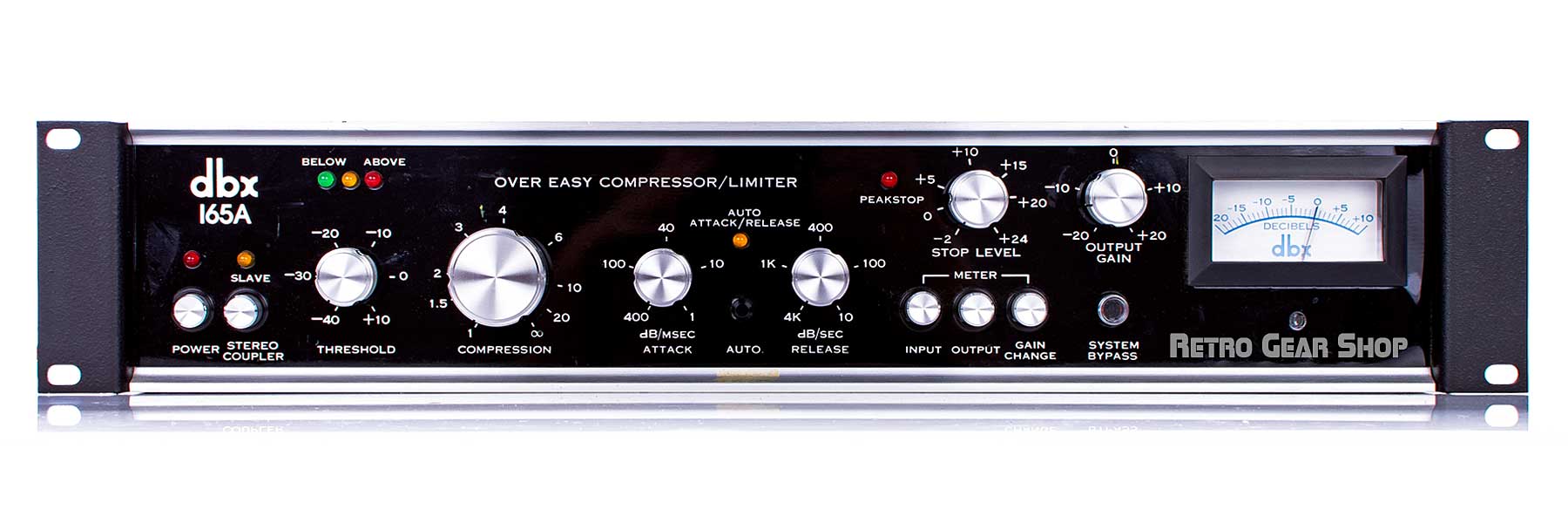dbx 165A Over Easy Compressor / Limiter Sequential Stereo Pair Rare – Retro Gear Shop