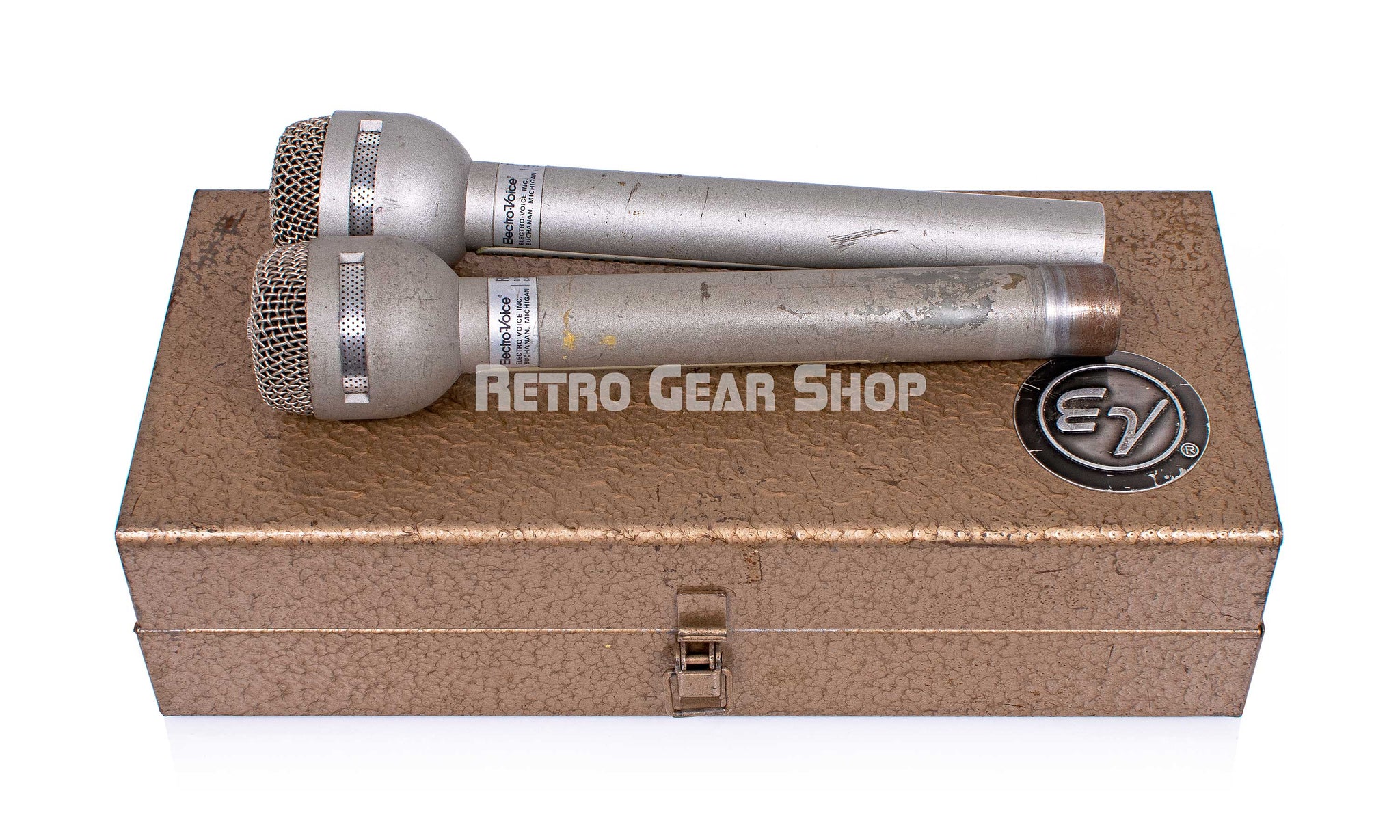 Electro Voice EV RE-15 Dynamic Cardioid Microphone Pair Vintage Rare ...