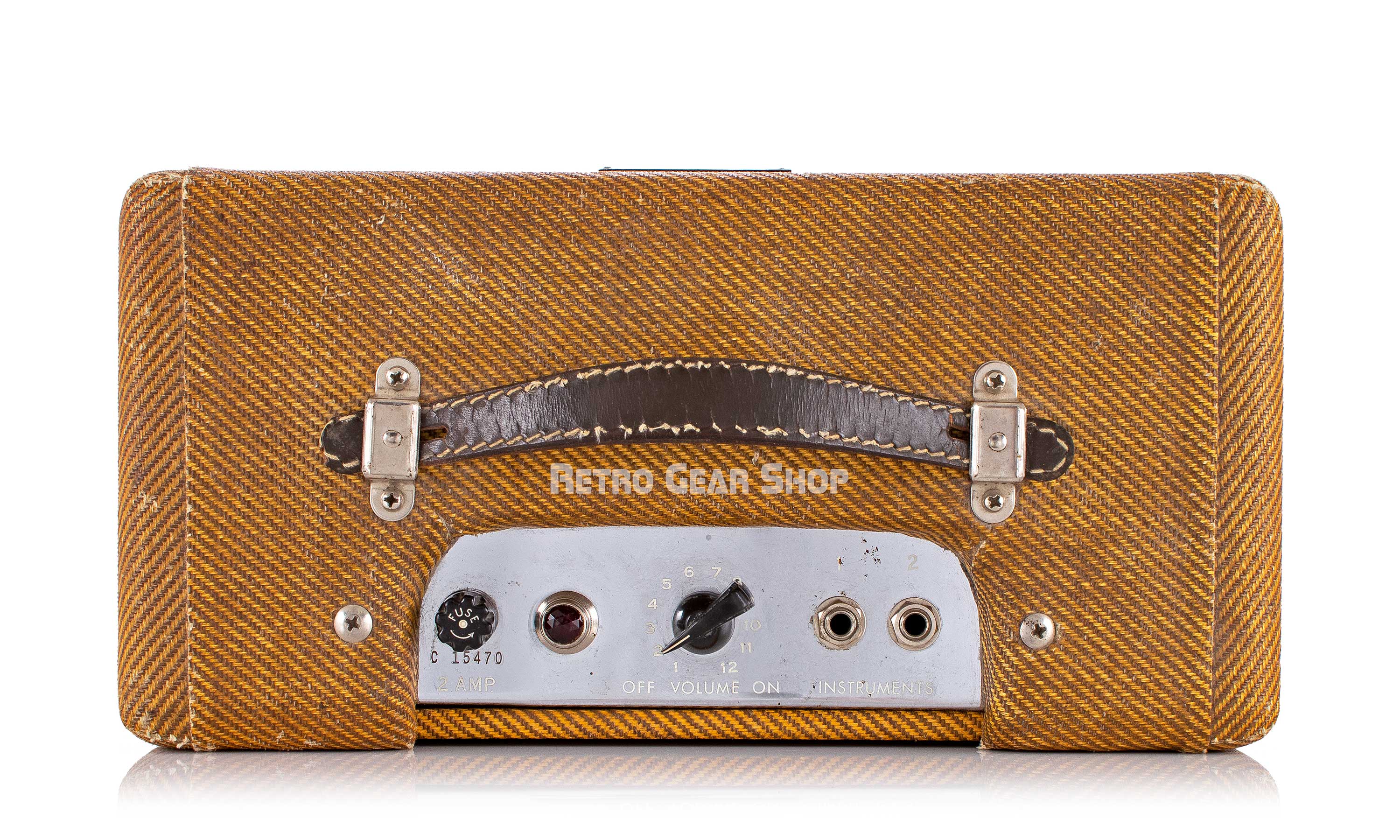 Fender Champ 1961 Narrow Panel 5F1 Tweed Tube Combo Amp 8 Inch Speaker ...