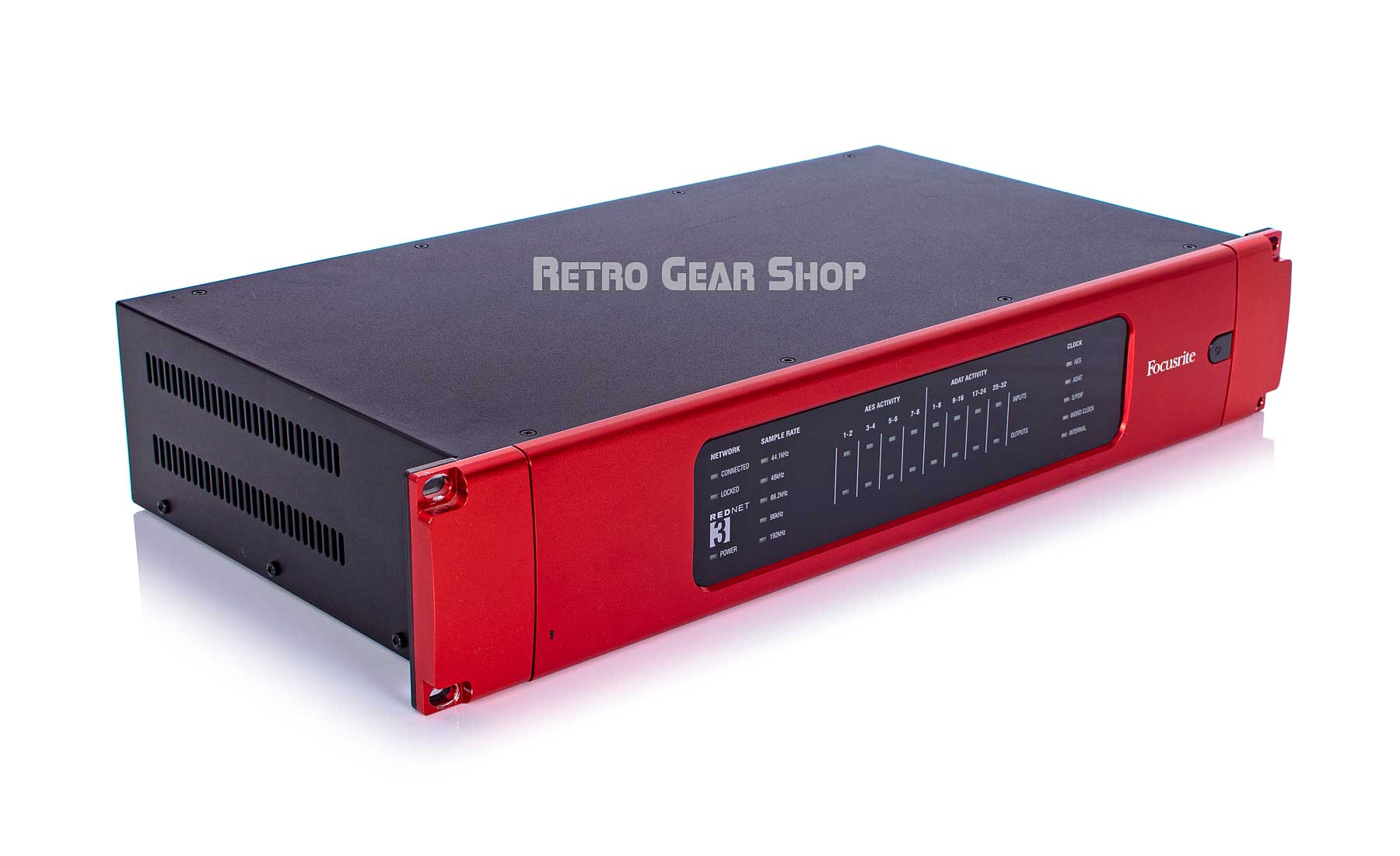 Focusrite Rednet 3 Dante AES Lightpipe 32 Channel Digital Interface ...