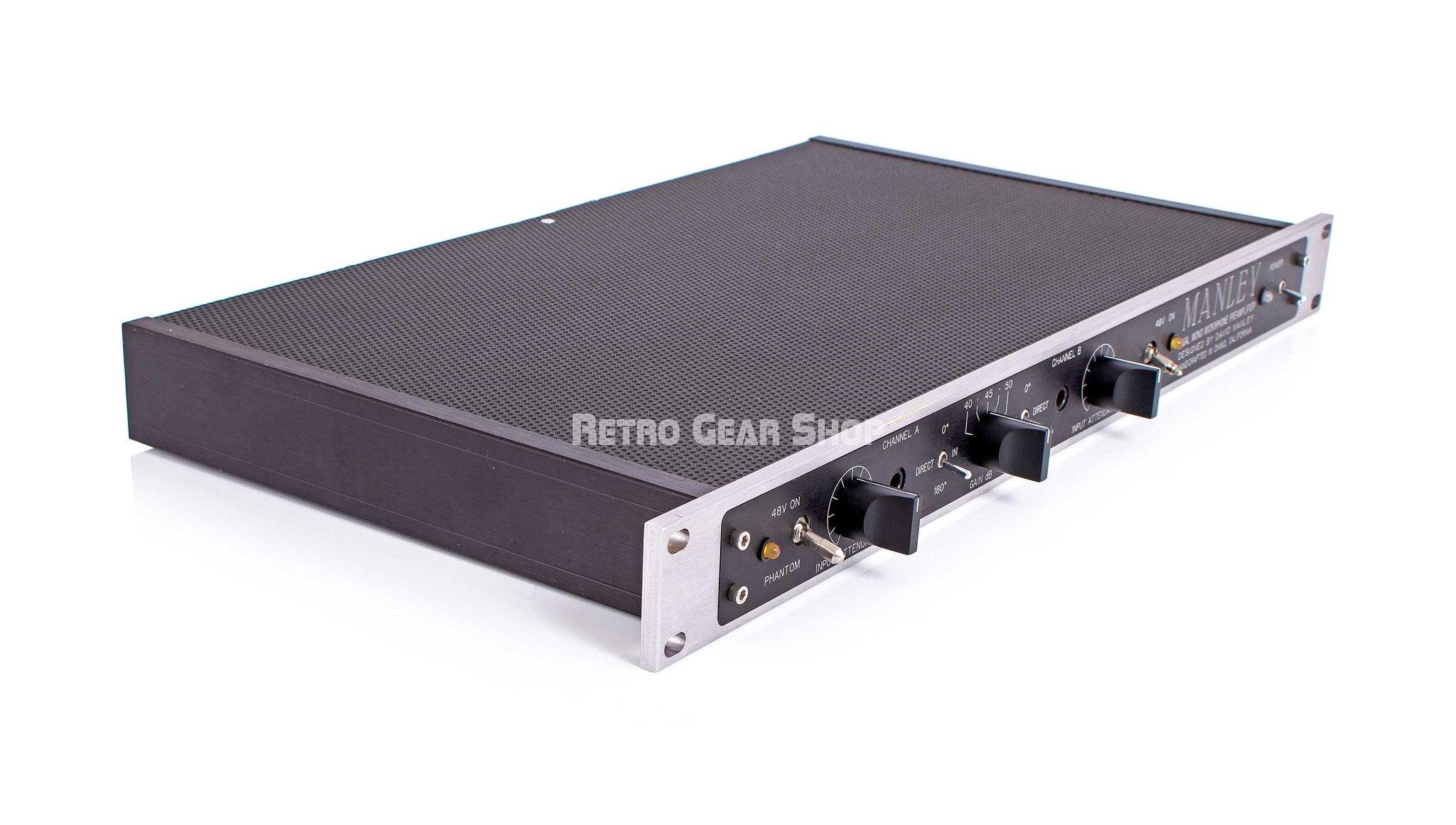 Manley Dual Mono Microphone Preamp– Retro Gear Shop