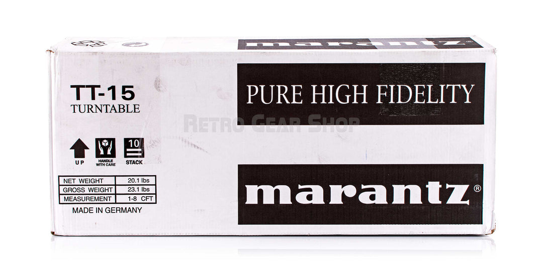 Marantz TT-15 Acrylic Turntable Record Player TT15 – Retro Gear Shop