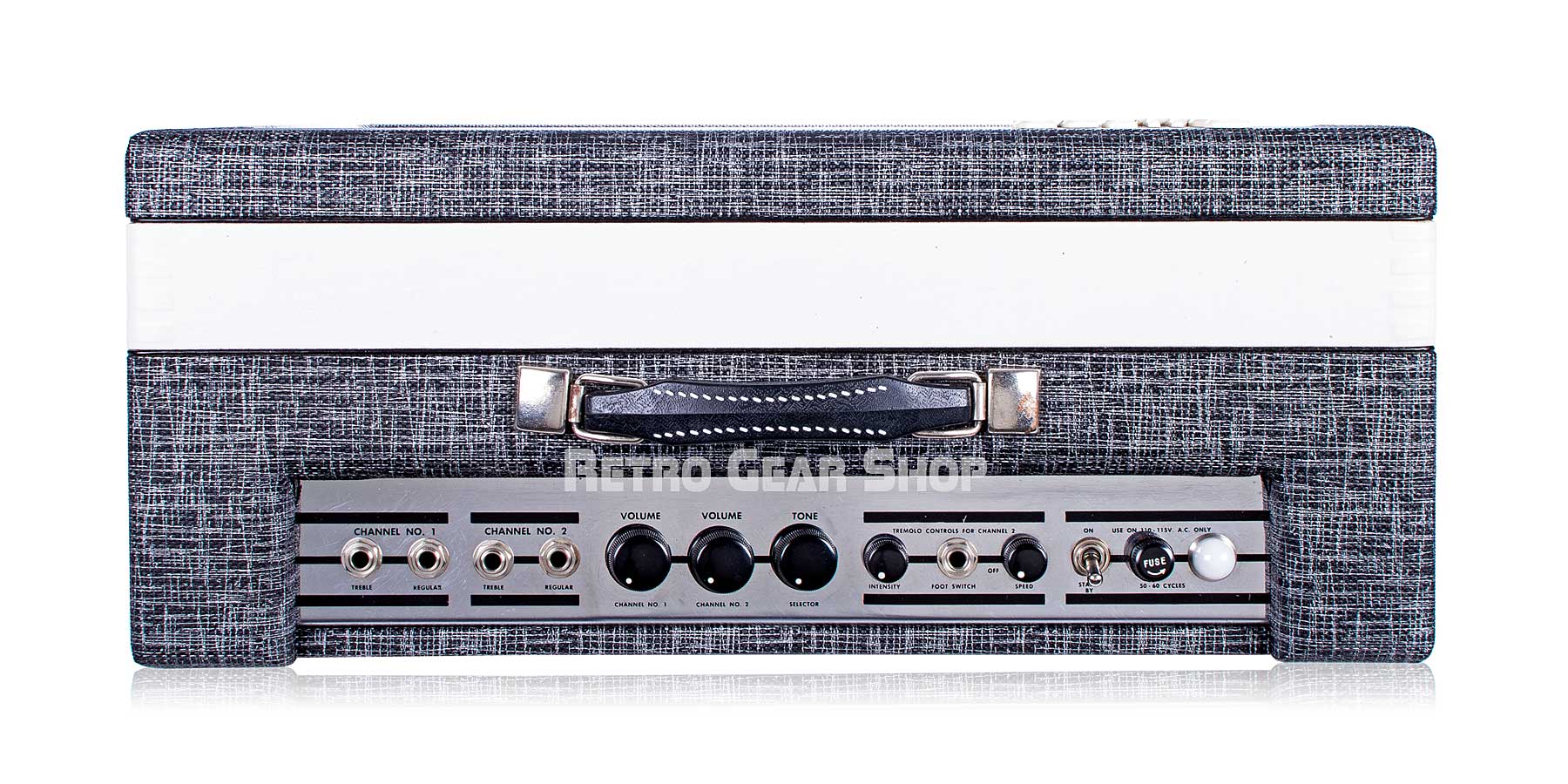 Supro 1624 TN 1961 All Original + Footswitch Rare Vintage Guitar Amp ...