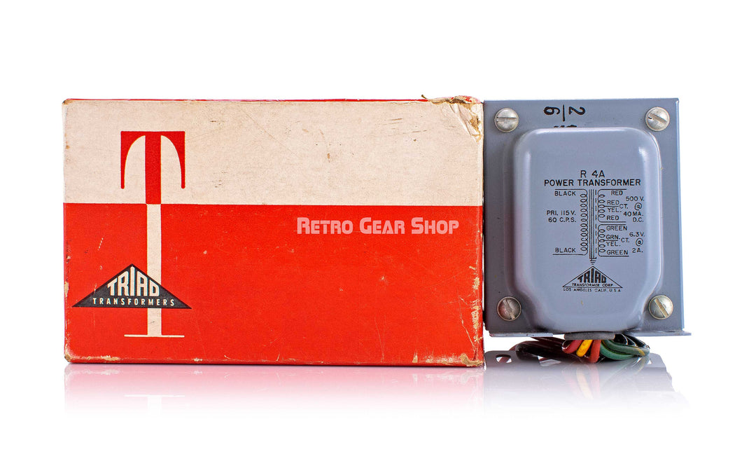 Triad Transformer Corp R-4A Power Transformer Corp NOS Vintage Rare ...