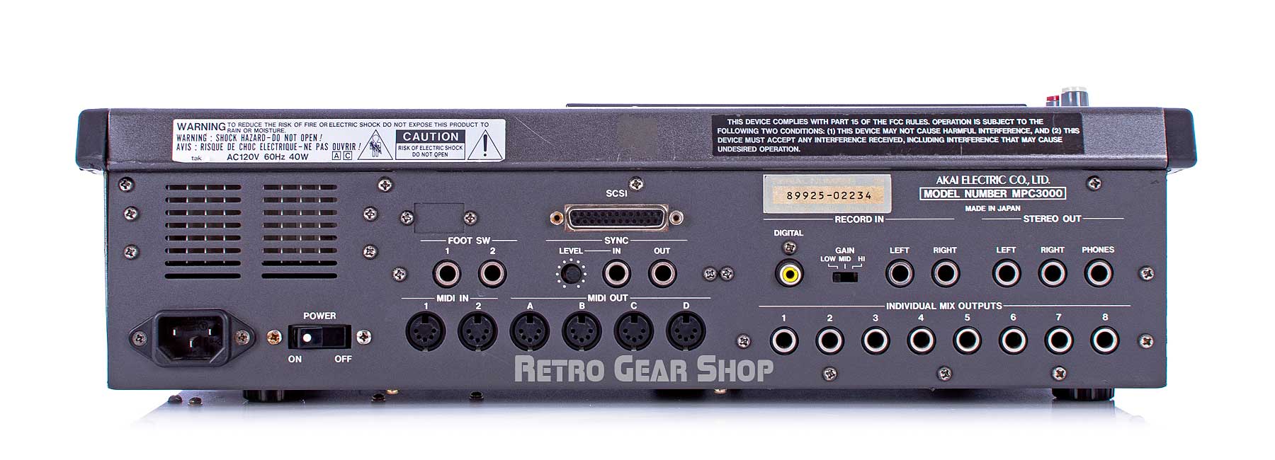 Akai MPC3000 LE Limited Edition Vintage Sampler Drum Machine – Retro ...