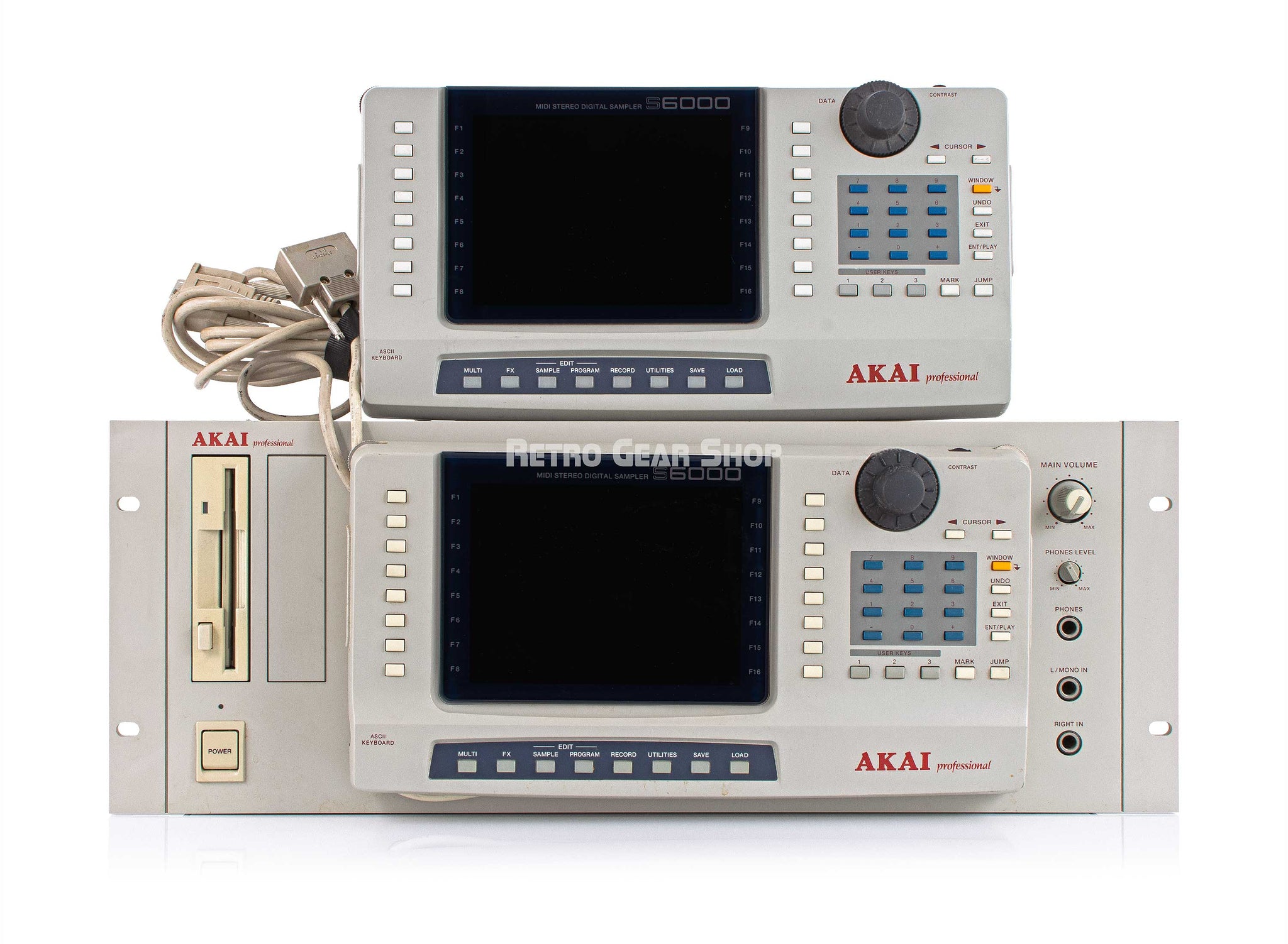 Akai S6000 Sampler Extra Faceplate MIDI Stereo Digital Synthesizer ...