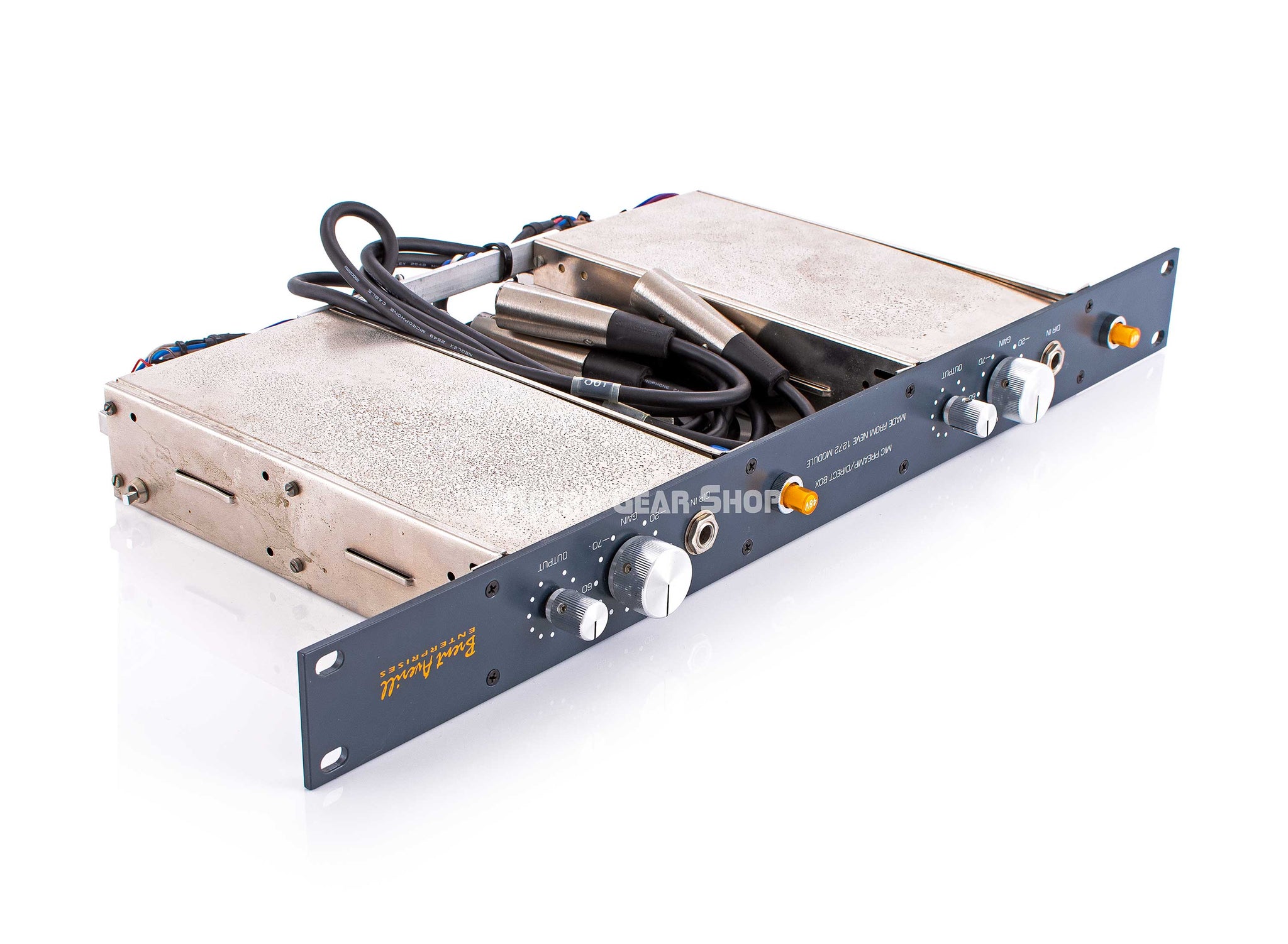 Neve 1272 Module Mic Preamp Direct Box Pair BAE Racked Vintage Rare ...