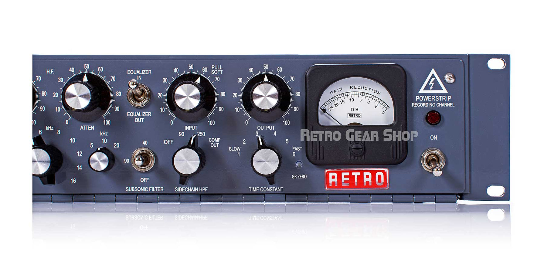 Retro Instruments Powerstrip Recording Channel Tube EQ Compressor Pre ...