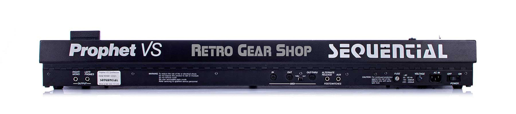 Sequential Circuits Prophet VS Keyboard Rare Vintage Analog SCI– Retro ...