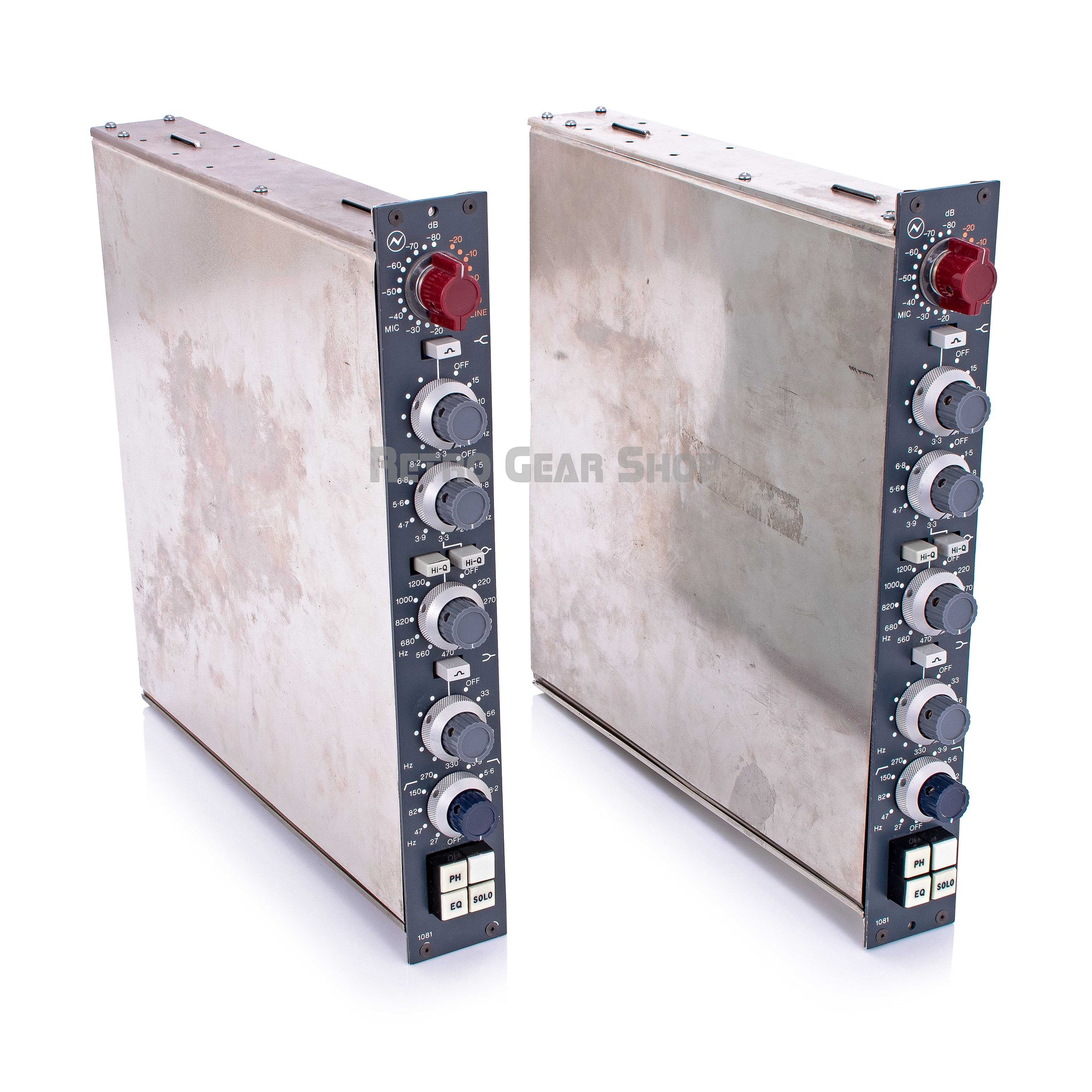 Neve Clone 1081 Pair Racked Mic Preamp EQ Equalizer – Retro Gear Shop