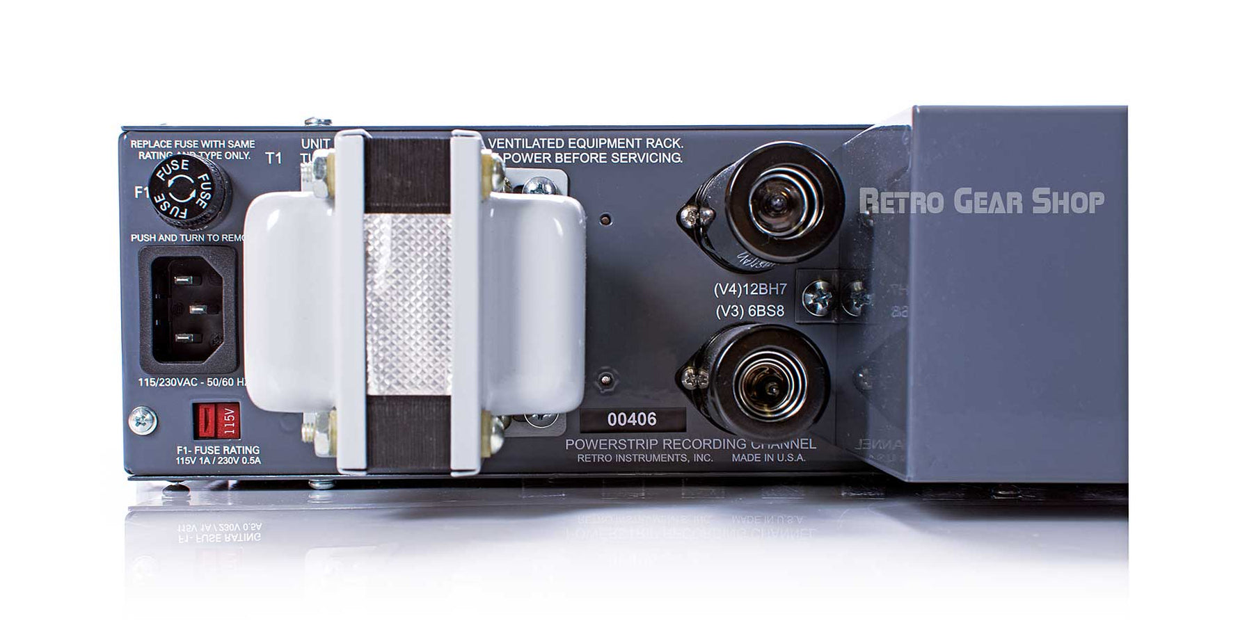 Retro Instruments Powerstrip Recording Channel Tube EQ Compressor Pre ...