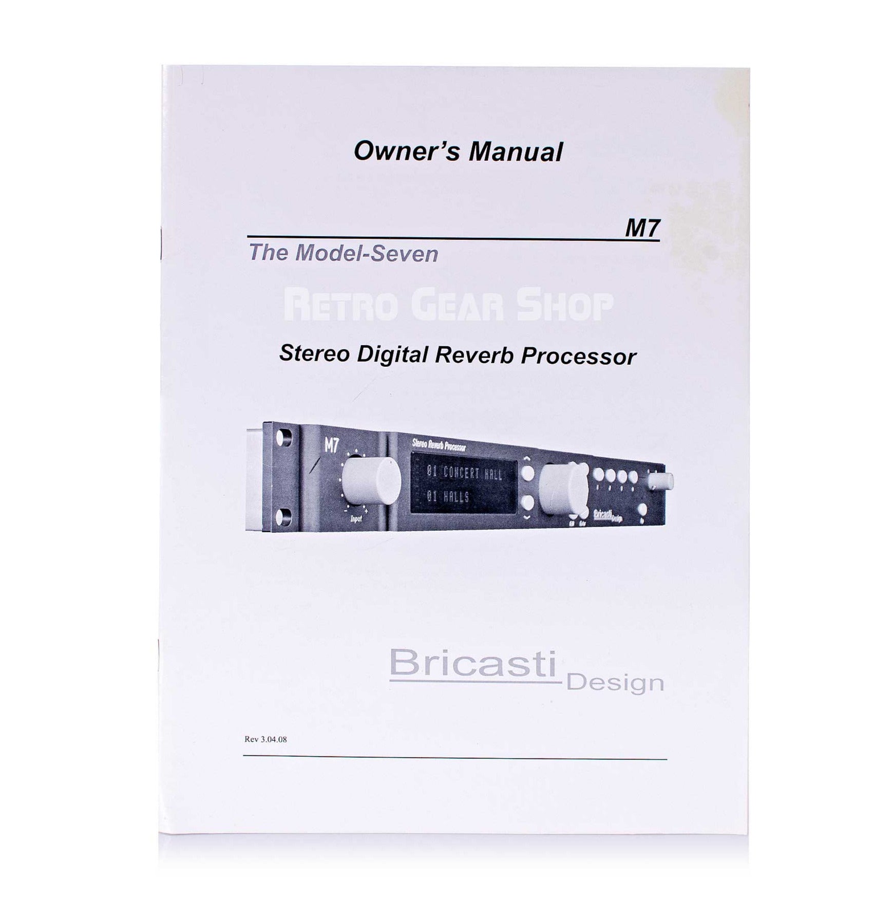 Bricasti M7 Model 7 V2 Reverb Effect Unit – Retro Gear Shop