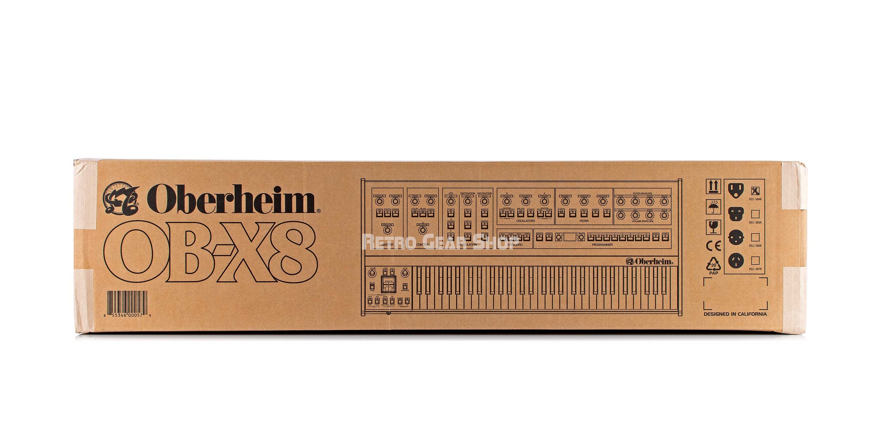 Oberheim OB-X8 Eight Voice Polyphonic Analog Synthesizer Synth OBX8 ...