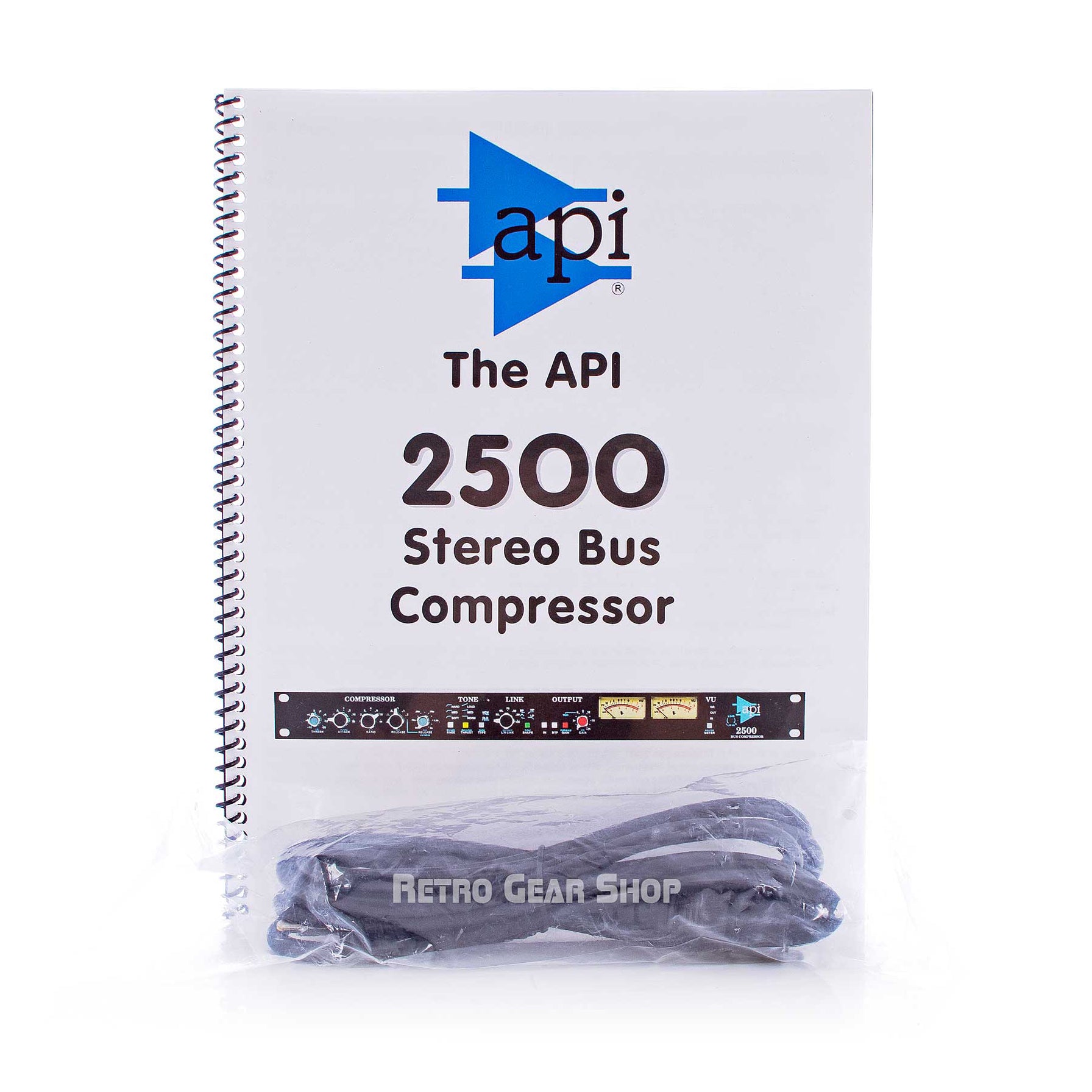 API 2500 Stereo Compressor Analog Dual channel 19" Rack Bus Comp Mint ...